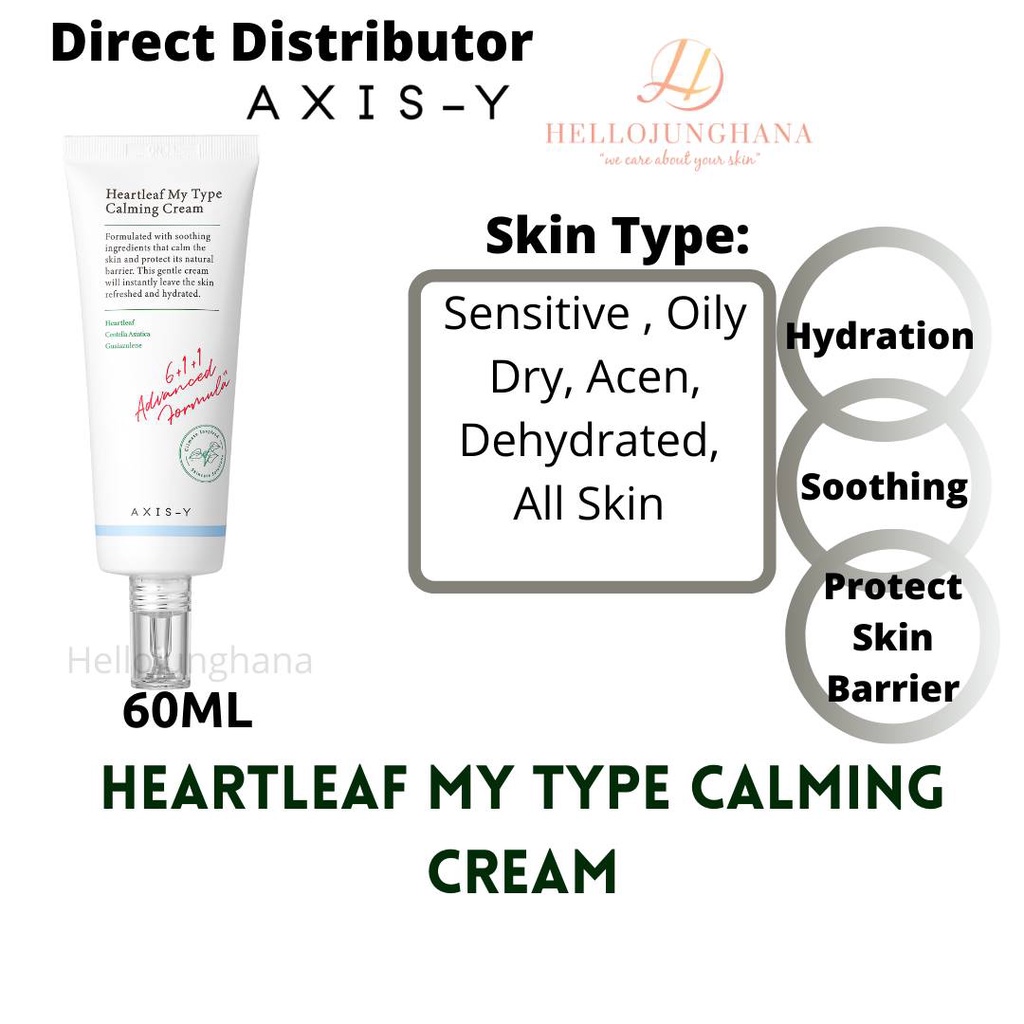 AXIS - Y Heartleaf My Type Calming Cream 60ml | Shopee Malaysia