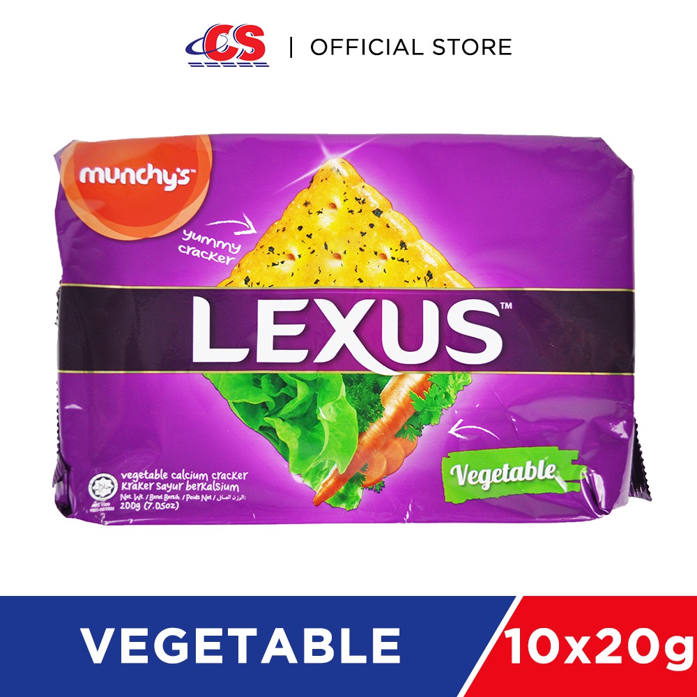 MUNCHY'S LEXUS Vegetable Crackers 10x20g | Shopee Malaysia