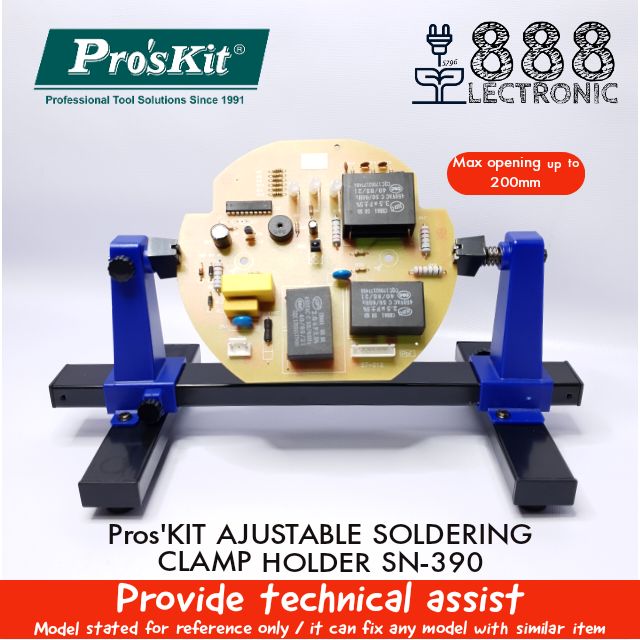 PRO'SKIT SN-390 FULLY ADJUSTABLE PCB CLAMP HOLDER | Shopee Malaysia