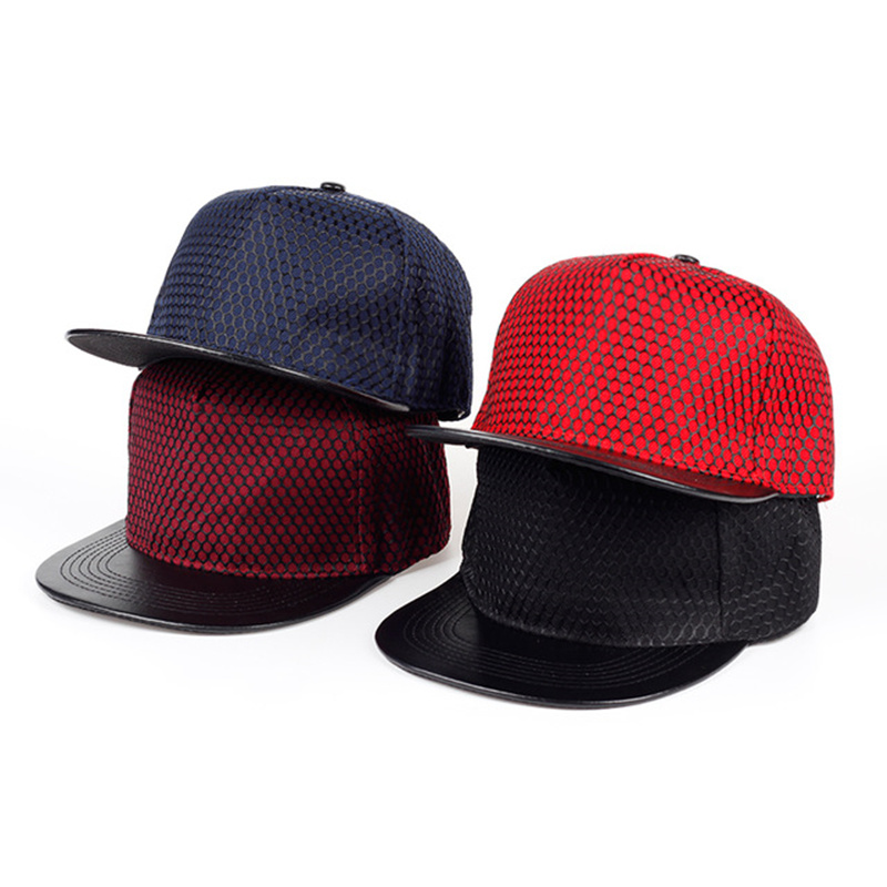 Snapback caps men shaped grid Hip hop PU women cap women baseball caps ...