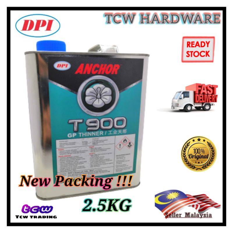 DPI 2.5KG T900 GP Thinner -Solvent/thinner paint/cat thinner/for motor ...