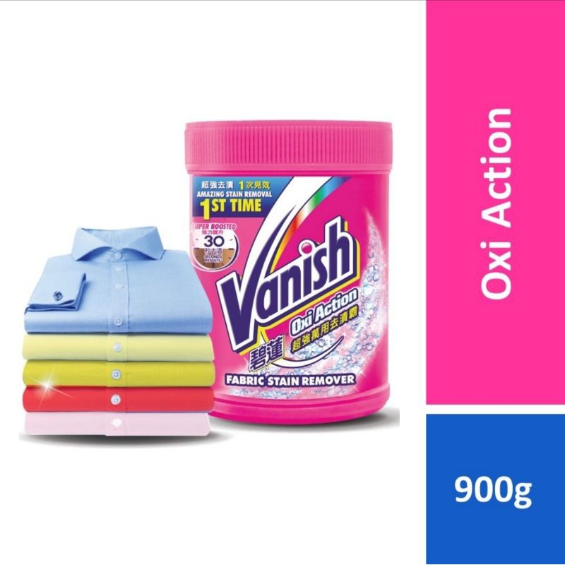 Vanish Fabric Stain Remover Powder Pink (900g) | Shopee Malaysia