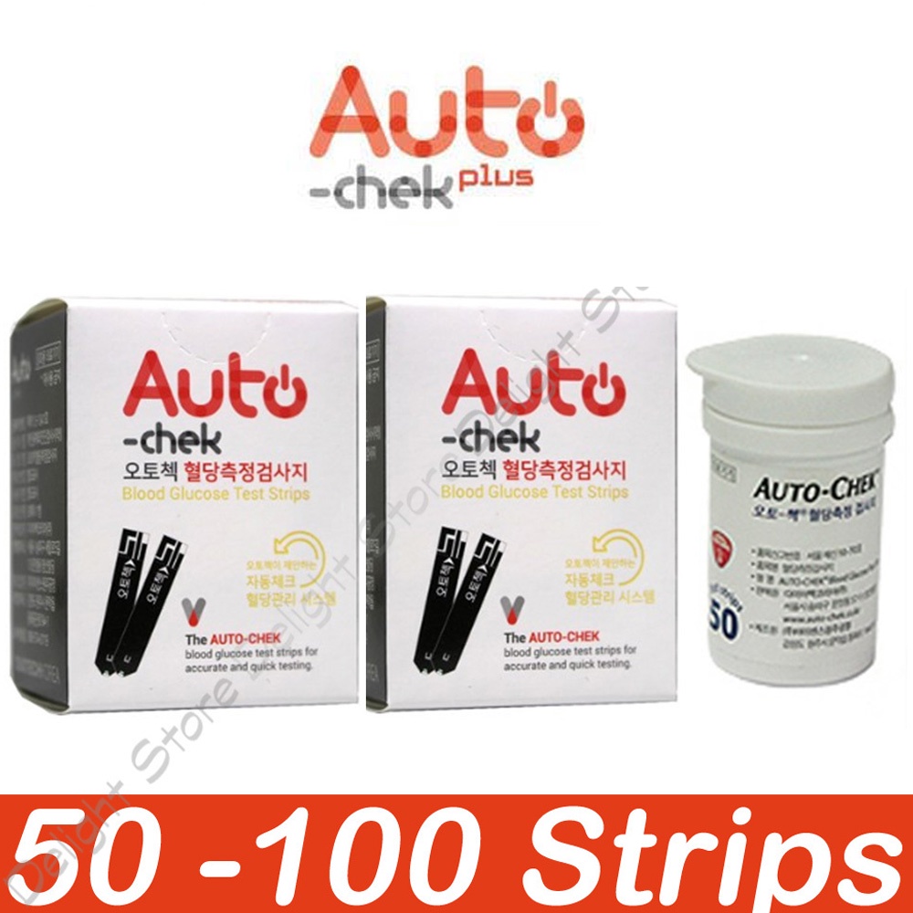 Auto Chek Korea Test Strips Blood Glucose Monitoring System Self ...