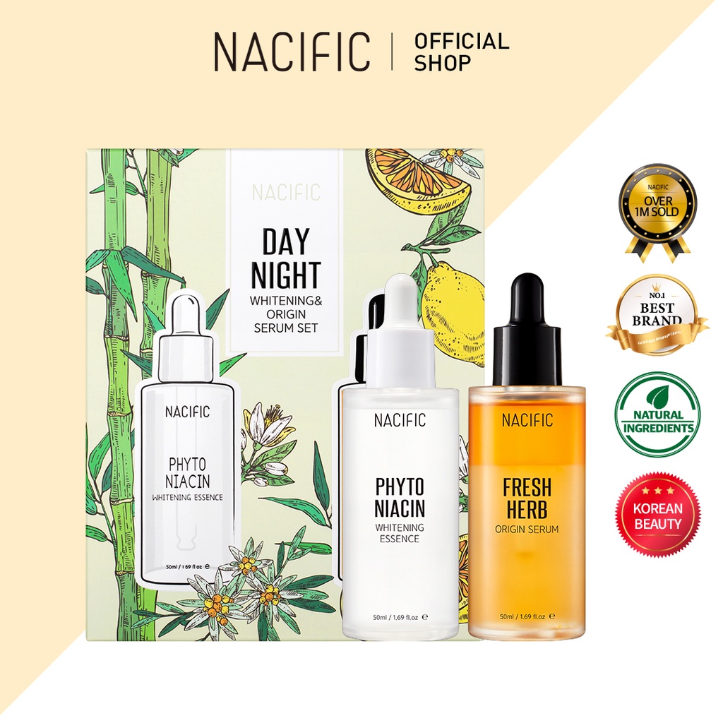 [NACIFIC] Day & Night SET (Fresh Herb Origin Serum 50ml + Phyto Niacin ...