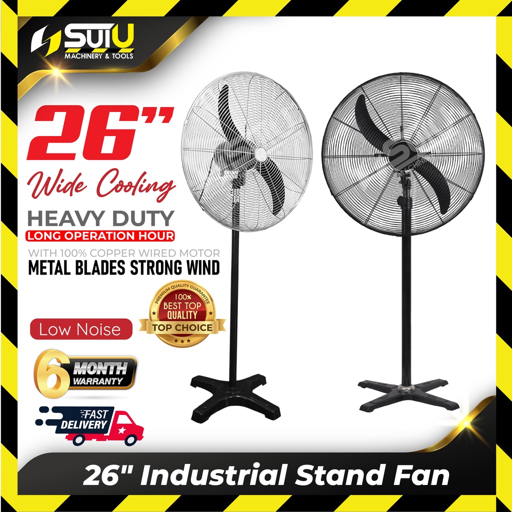 26" Heavy Duty Industrial Stand Fan | Shopee Malaysia