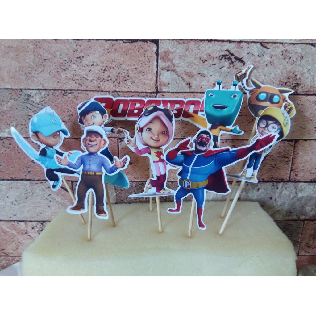 Boboiboy Birthday Cake Topper 008 | Shopee Malaysia