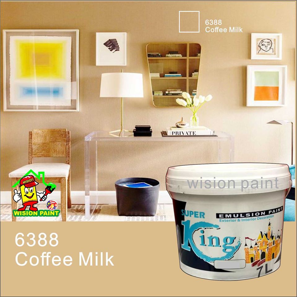 GLISTER 6560 ( 7L ) SUPERKING QUALITY EMULSION PAINT MATT FINISH / CAT ...