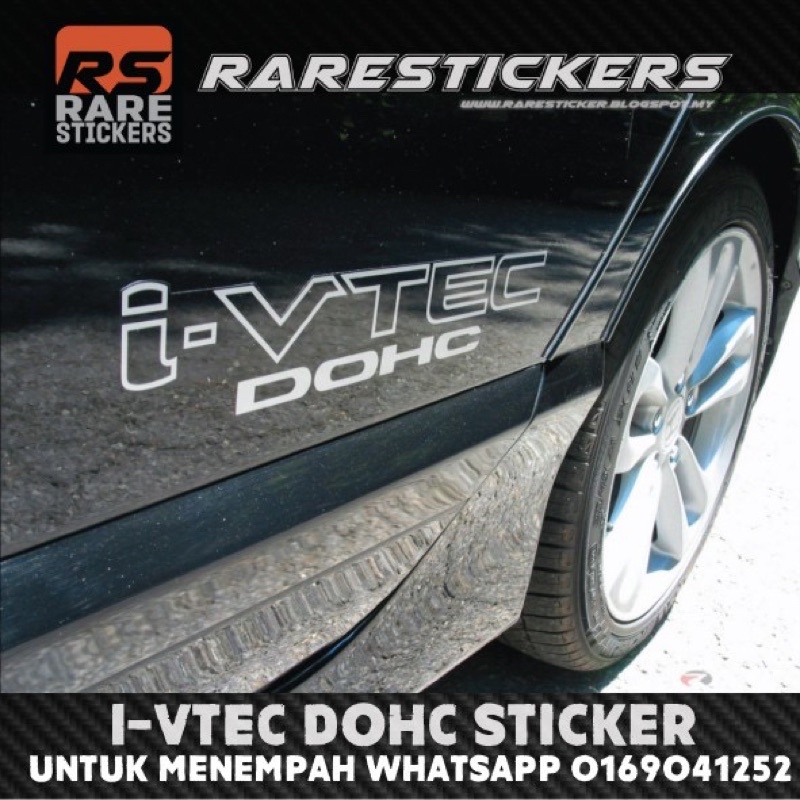 *READY STOCK* i-VTEC DOHC Honda Car Sticker | Shopee Malaysia