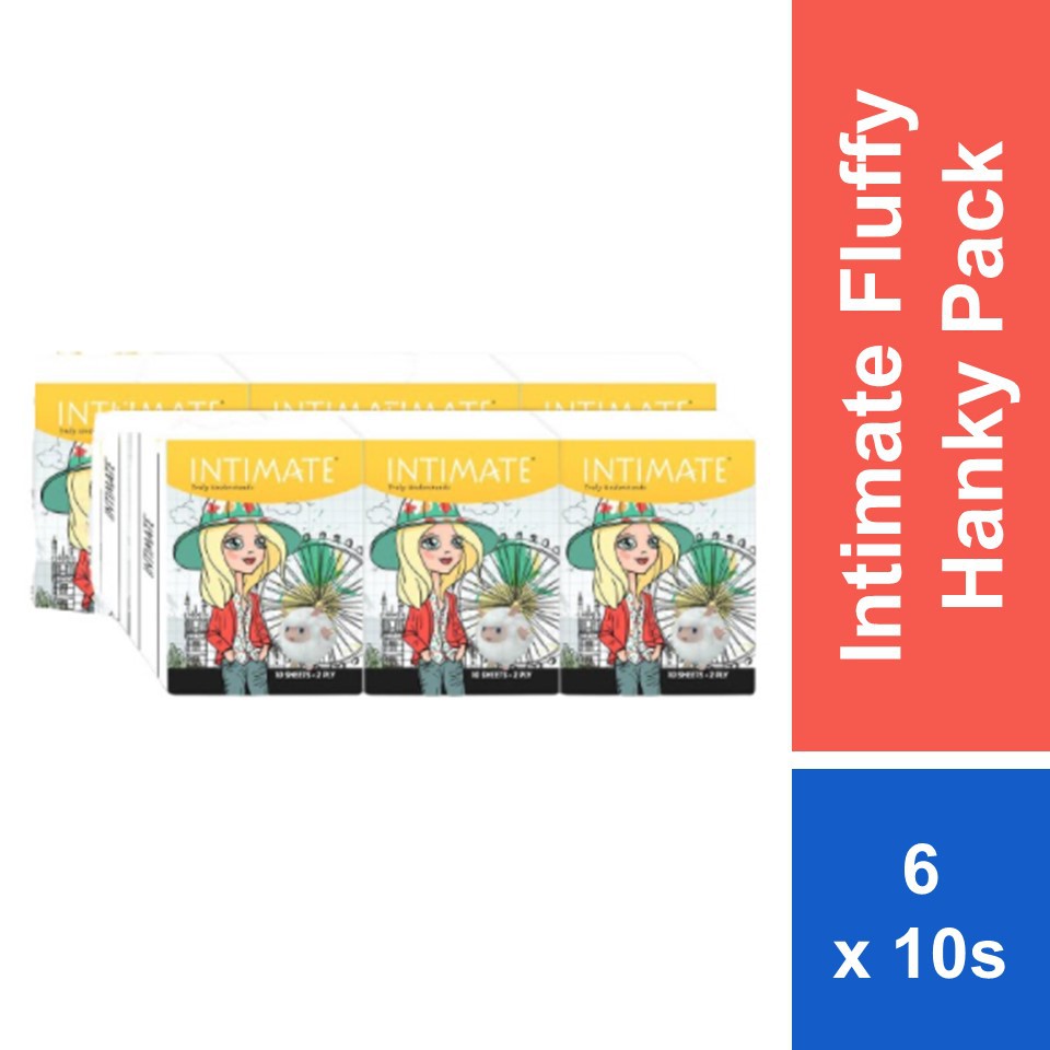 [Gift Redemption] Intimate Fluffy Hanky Pack 6X9s | Shopee Malaysia