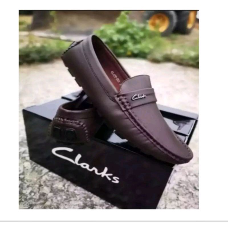 Clarks Lofer, Pure Leather, Ship within 24 hour, Kasut Kulit Clarks ...