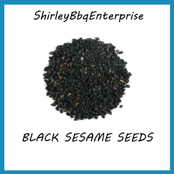 BLACK SESAME SEEDS 100g | 黑芝麻 100g | BIJAN HITAM | Shopee Malaysia