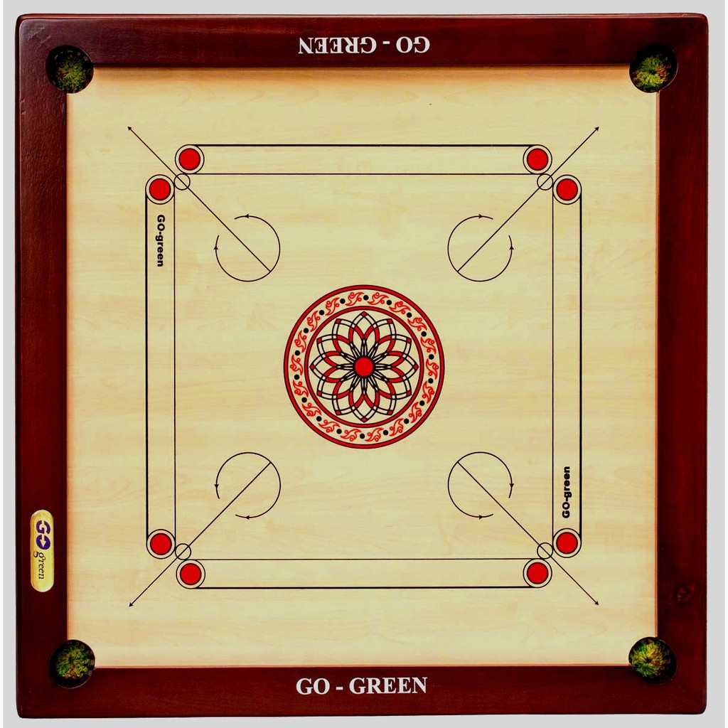 INTERNATIONAL CARROM Board GO GREEN | Shopee Malaysia
