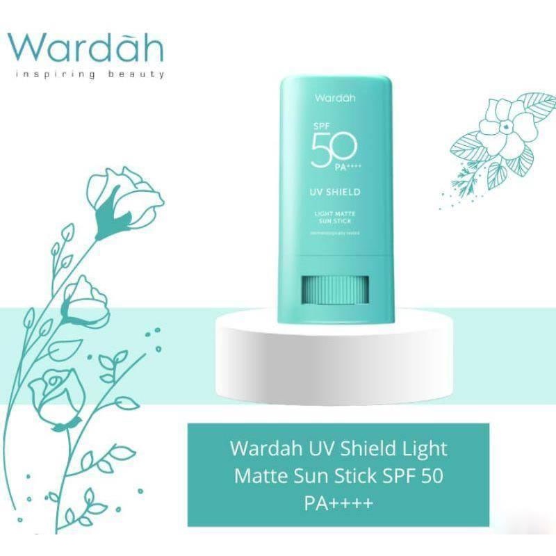 Wardah UV Shield Light Matte Sun Stick SPF 50 PA++ 22g I Sun Stick ...
