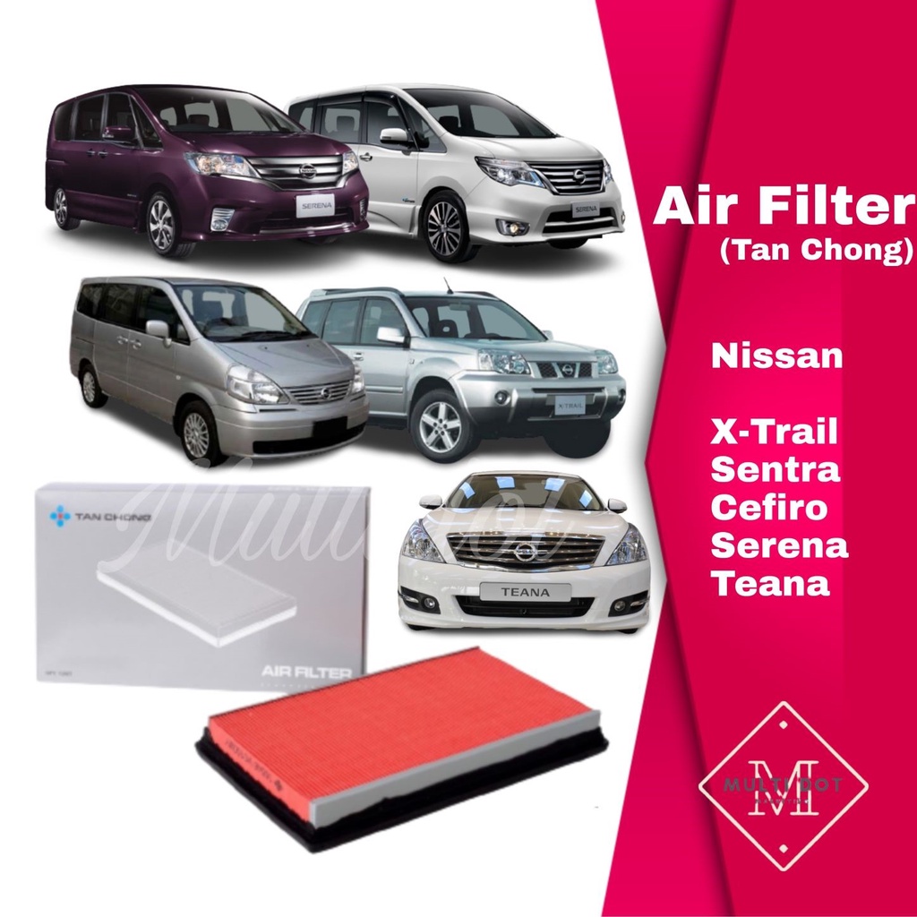 Nissan Air Filter 16546-V0100-AP (Tan Chong) AUTOPLUS Sentra N16 X ...