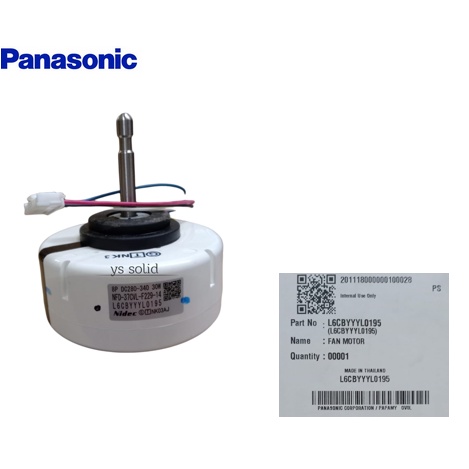 PANASONIC INDOOR FAN MOTOR 1.5HP L6CBYYYL0195 | Shopee Malaysia