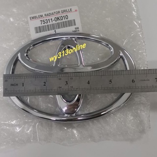 Original New Toyota Hilux Kun25 Kun26 Front Grille Emblem logo ...