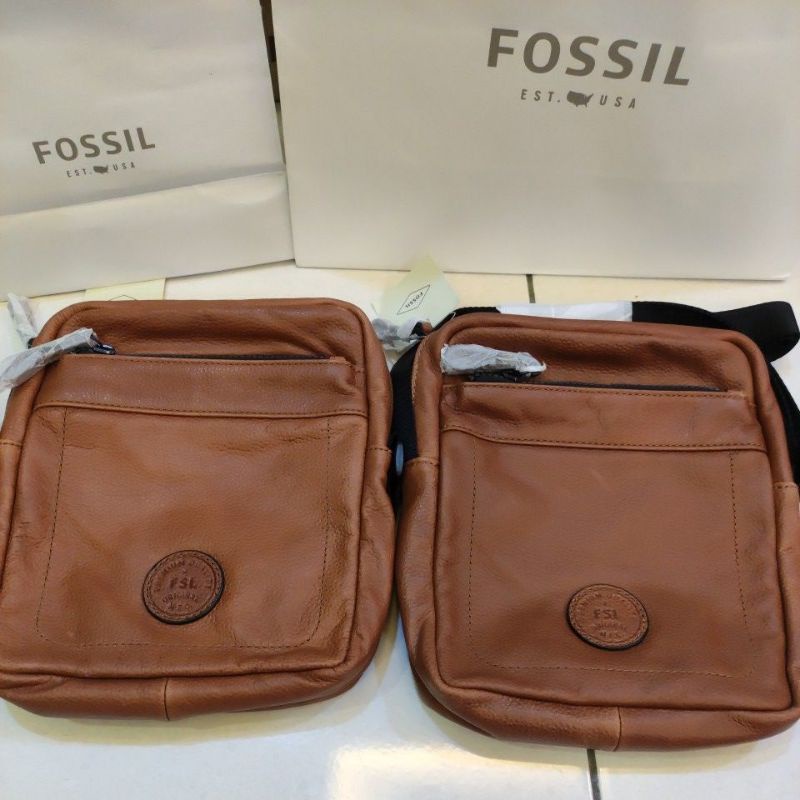 FOSSIL MAN BAG SPORT COURIER LEATHER | Shopee Malaysia