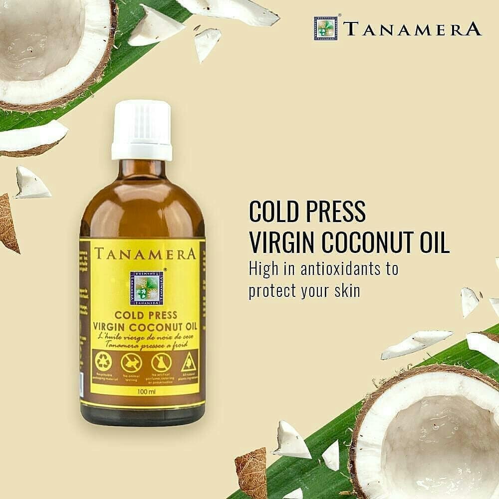 [buy 1 Free 1] Tanamera Cold Press Virgin Coconut Oil 100ml Shopee