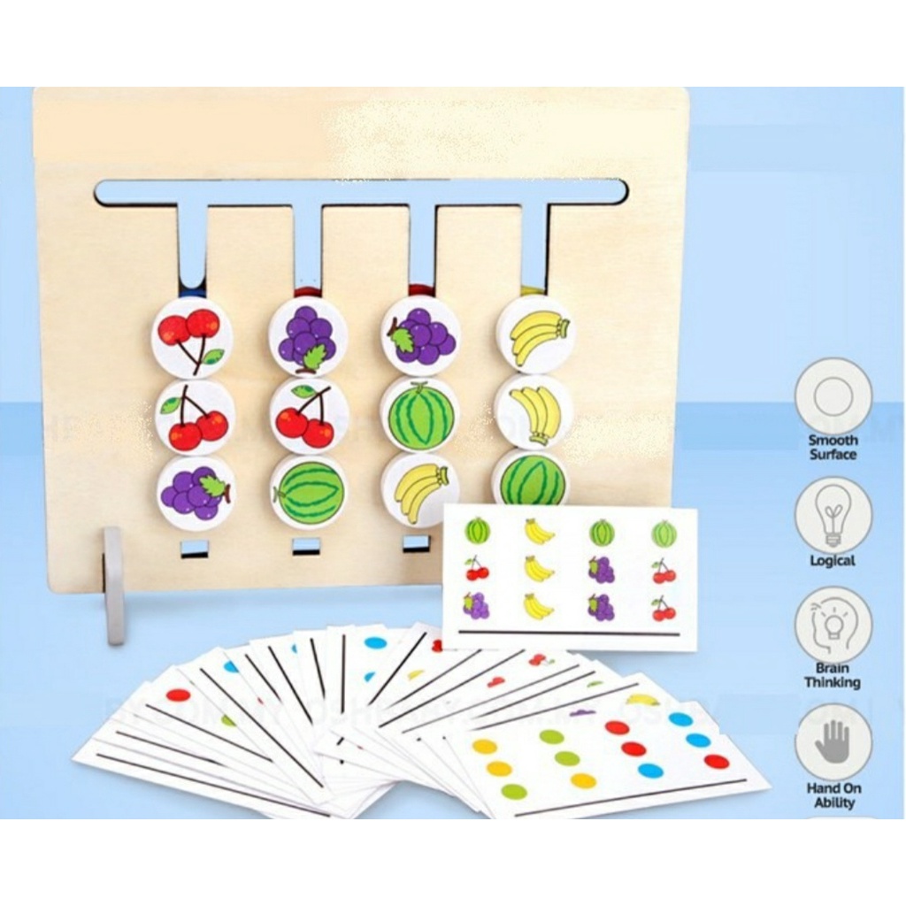 Slide matching game with fruits and colours | Shopee Malaysia