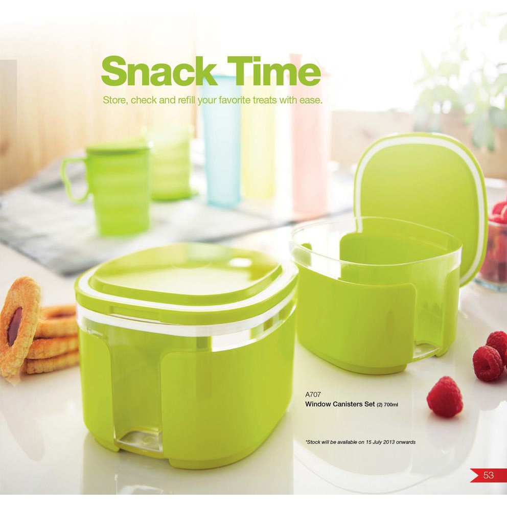 Tupperware - Window Canister 700ml(bekas kuih raya) | Shopee Malaysia