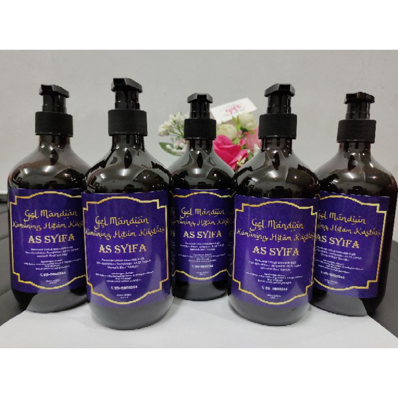 GEL MANDIAN TERAS KAYU KEMUNING HITAM WANGIAN KASTURI (CECAIR) 500ML ...