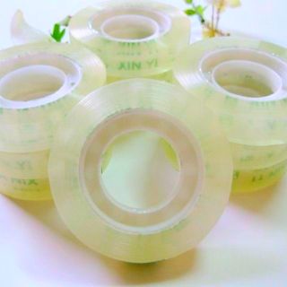 [Ready Stock]6pc 12mm W*32m L Cellophane Tape Pita Selofan 玻璃纸胶带 ...