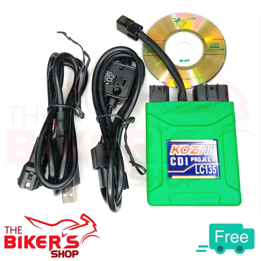 LC135 V1~V7 DYNO + MAPPING KOZI RACING CDI UNIT ECU WITH SOFTWARE TIMING KUDA LETUP2 REDLEO V2 ...