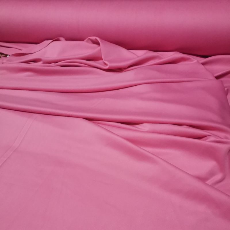 kain scuba pink puteri islam | Shopee Malaysia