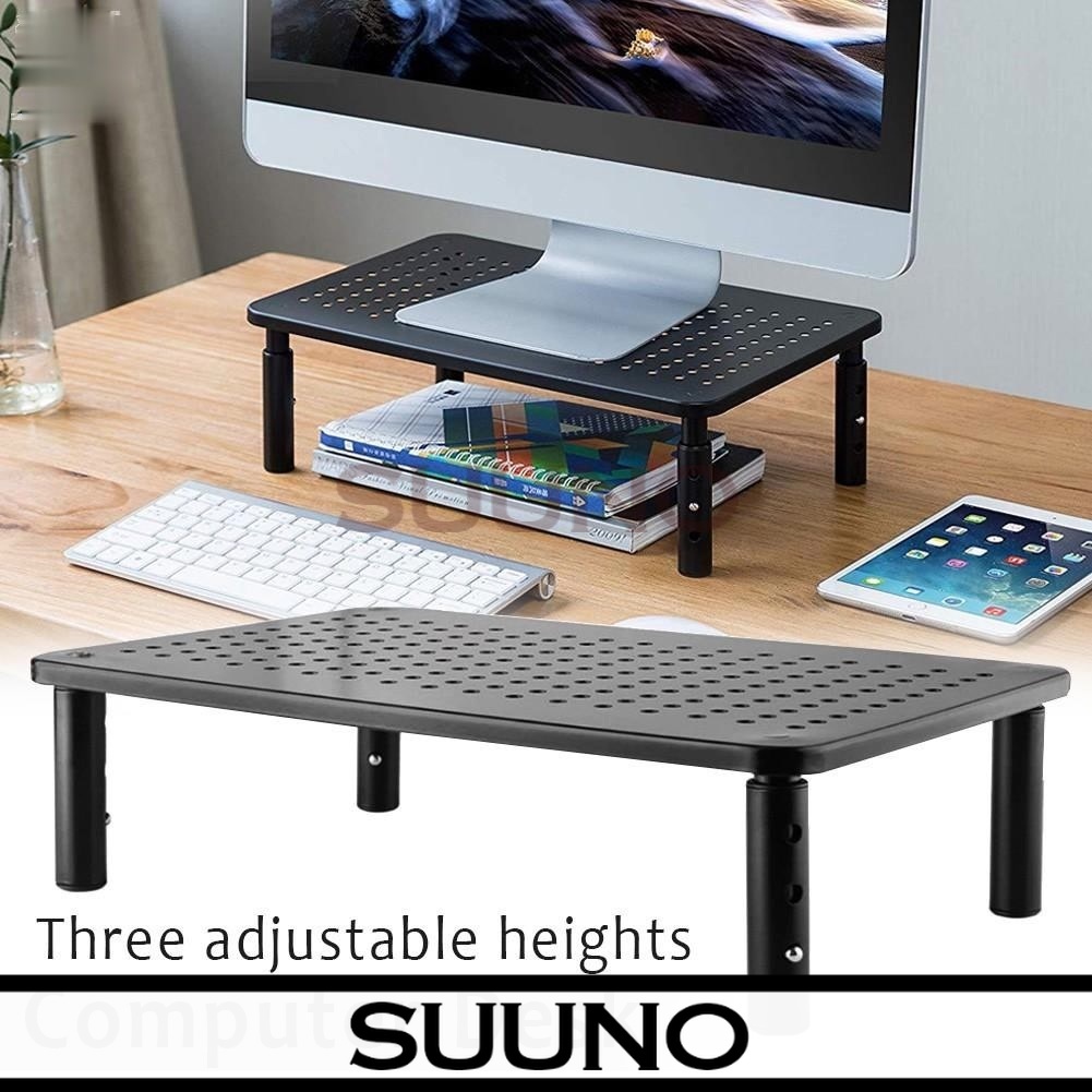 Monitor Stand Riser 3 Height Adjustable Stand Desktop Desktop Organizer ...