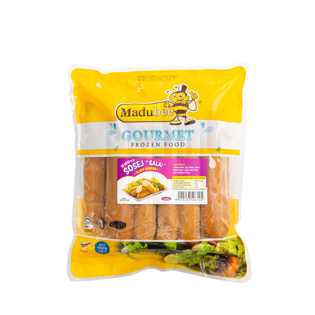 Madubee Sausage “Salai” Black Pepper | Shopee Malaysia
