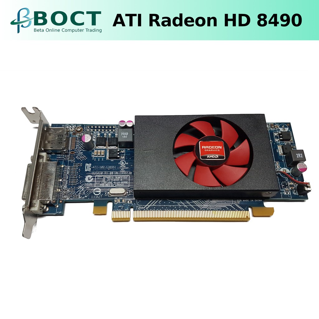 ATI Radeon HD 8490 1GB Low Profile SFF PCI-e Graphics Card DVI ...