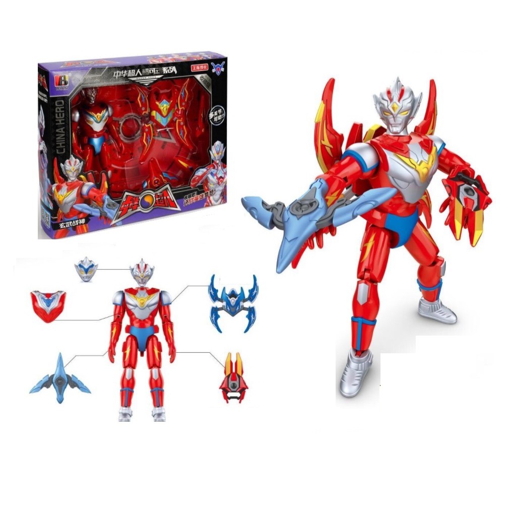 Ultraman Toy Ultraman Model Mainan Set Ultraman Action Figure Superman ...