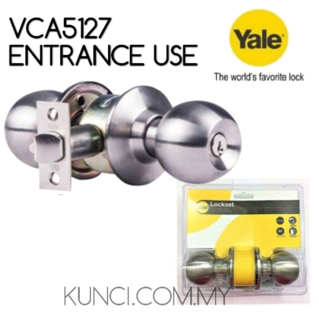 YALE CYLINDRICAL LOCK 60MM VCA5127 | Shopee Malaysia