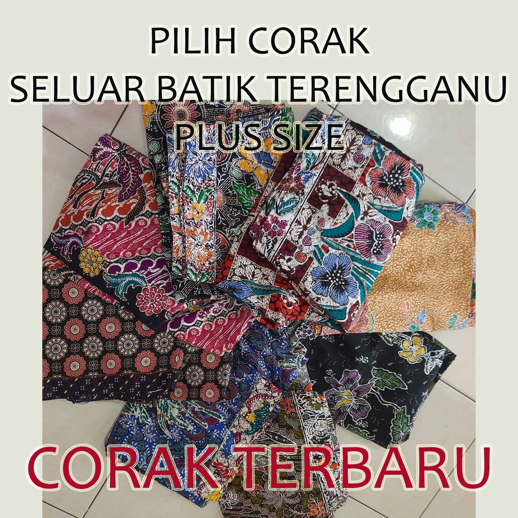 Seluar Batik terengganu Cotton PLUSSIZE | Shopee Malaysia