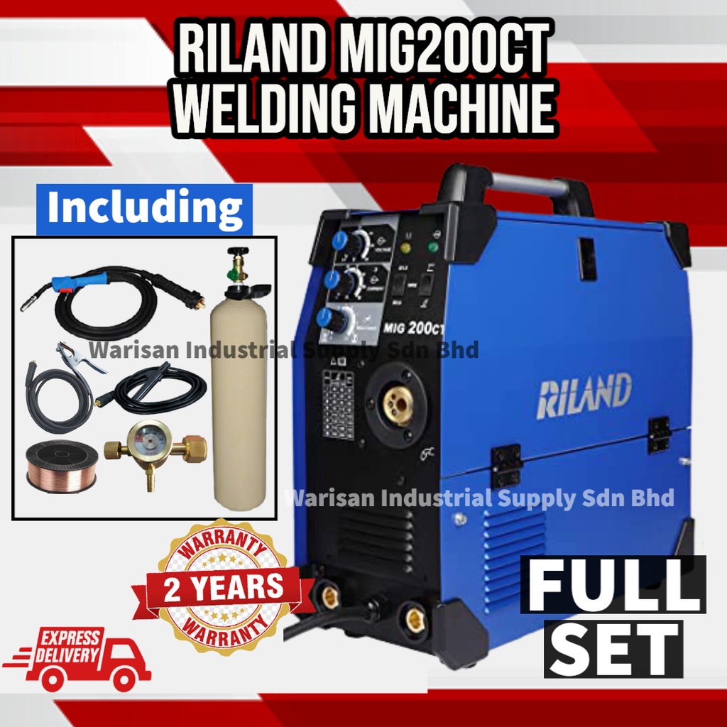 Riland MIG200CT 200A MOSFET 5KG 2 in 1 MIG / MMA Welding Machine MIG ...