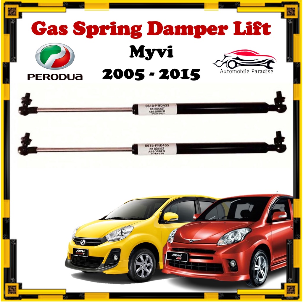 Perodua Myvi - Gas Spring Damper Lift - Tailgate Trunk Gas Assist ...