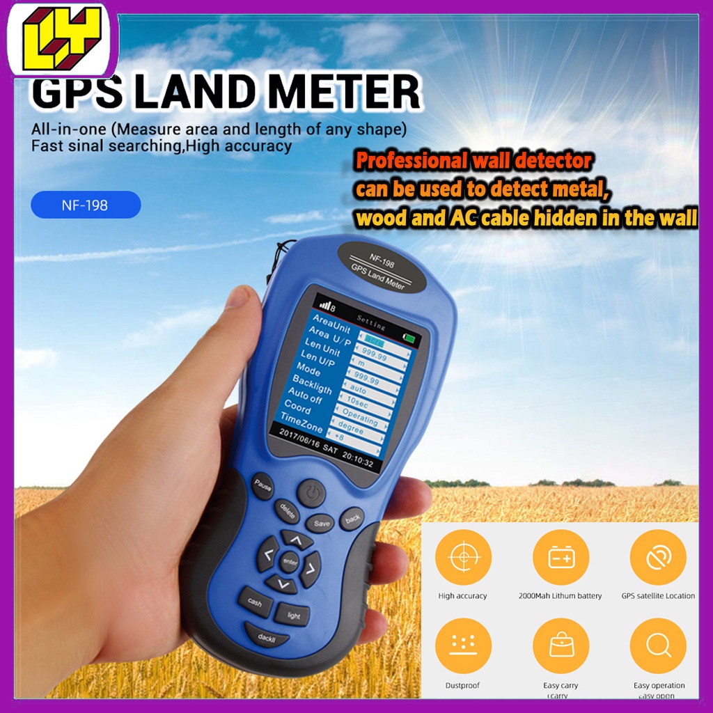 GPS Land Meter Hand-held GPS Test Device Survey Equipment Use for Farm ...