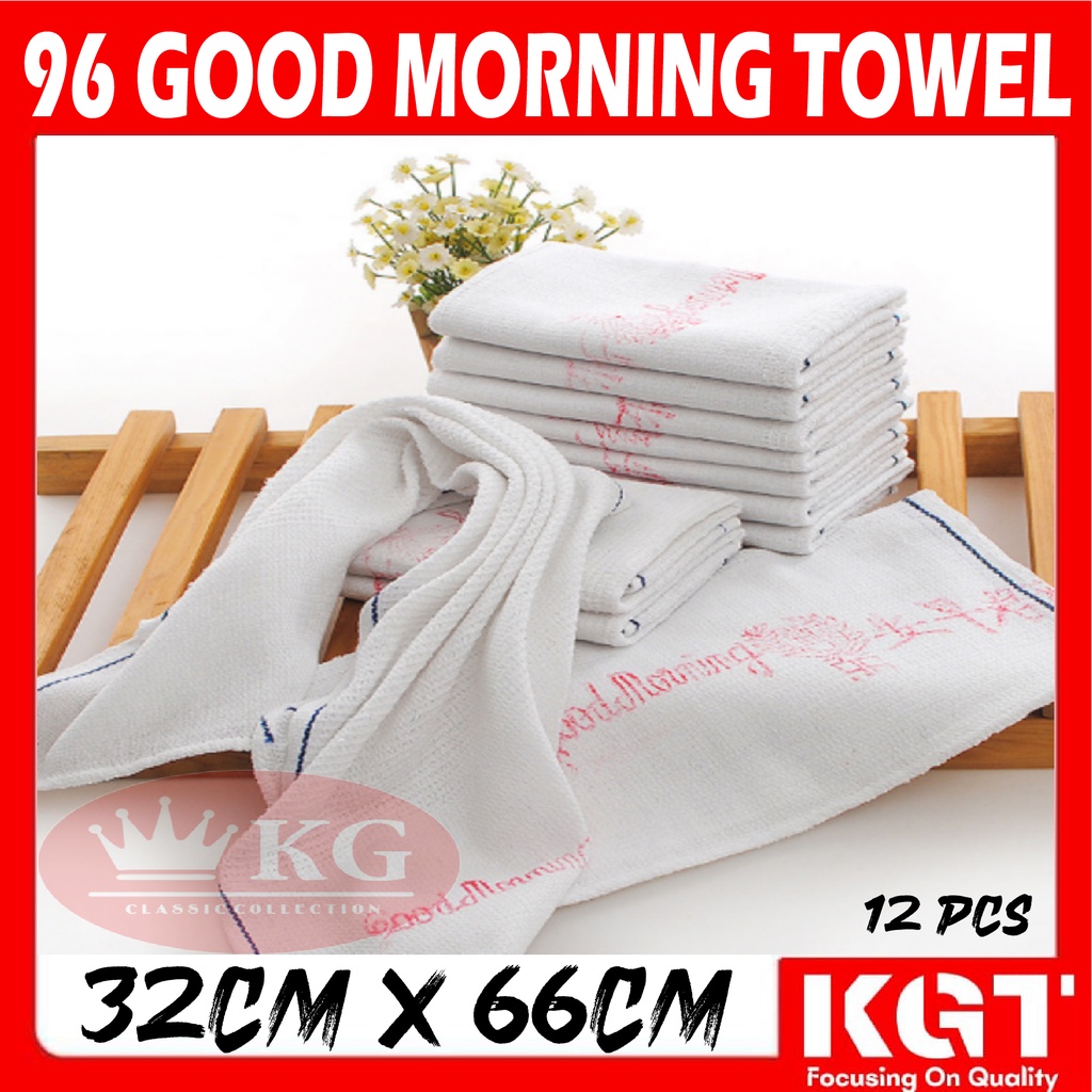 96 GOOD MORNING Towels 12 Pcs (Tuala GOOD MORNING) WHOLESALE NEGOTIABLE ...