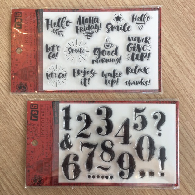 Moodtape Clear Stamps - Words & Numbers (5th Edition) | Shopee Malaysia