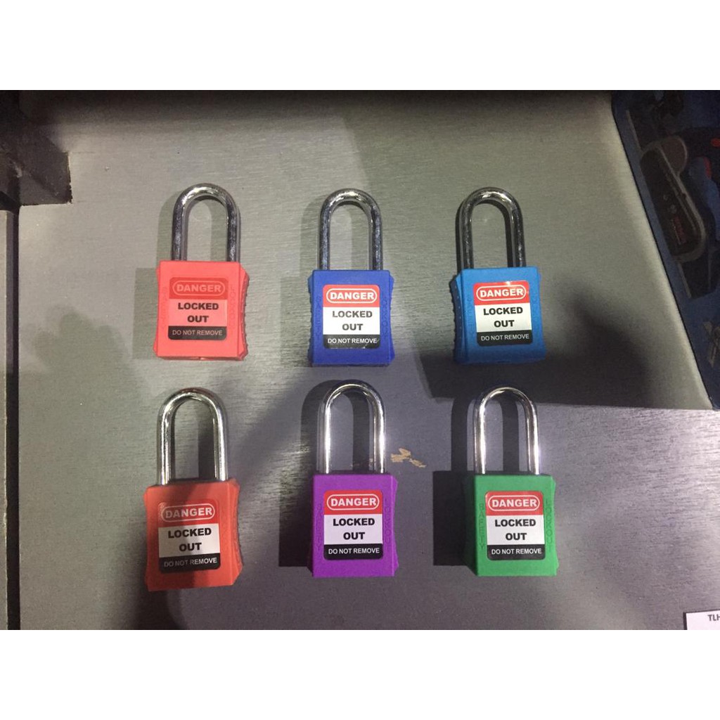 Industrial Safety Padlock LOTO Isolation Lock 38mm | Shopee Malaysia