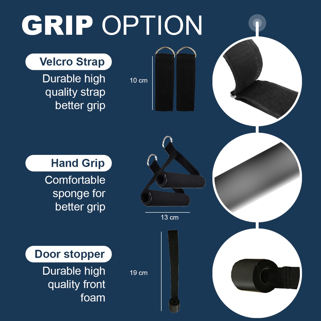 Vigor Fitness Resistance Band Muscle Rope (11 Pcs) | Shopee Malaysia