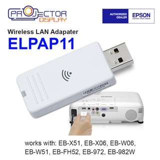 EPSON ELPAP11 WIRELESS / WIFI LAN ADAPTER / DONGLE FOR EB-X06 / W06 ...
