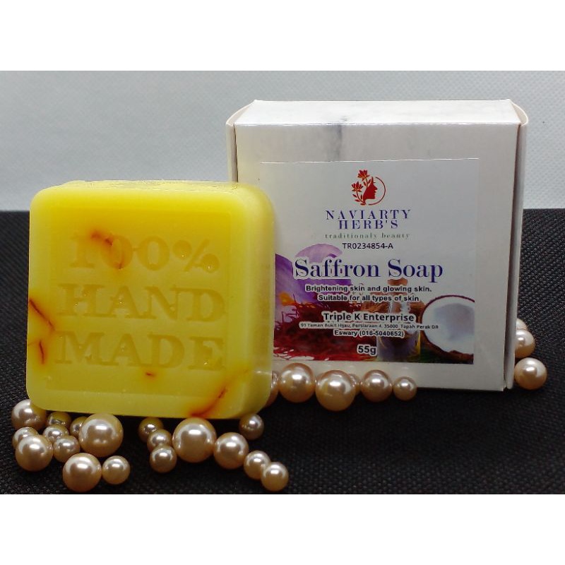 Saffron soap (handmade) | Shopee Malaysia