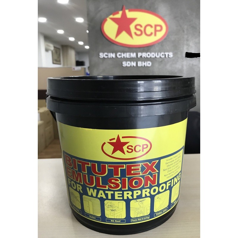 SCP 4 kg Bitutex Emulsion (Ready to use Bituminous Waterproofing ...