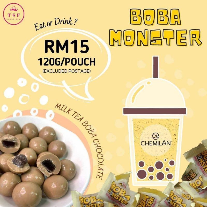 CHOC-O Boba Milktea Premium FREE CUTE GOODIES | Shopee Malaysia