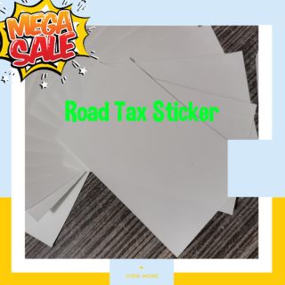 Car Road Tax Sticker come with Transparent - Plain | Shopee Malaysia