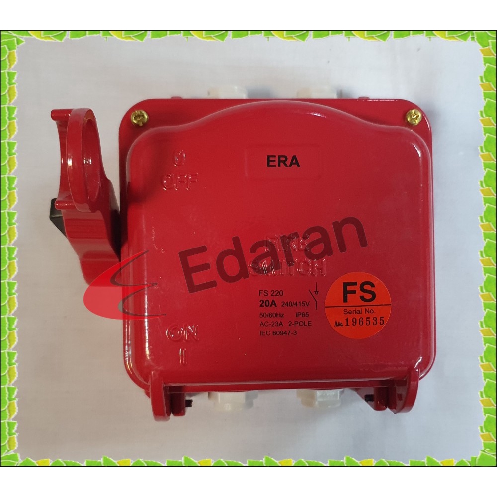 ERA- FS220 2POLE 20A FIREMAN SWITCH (IP65)-JKR APPROVED | Shopee Malaysia