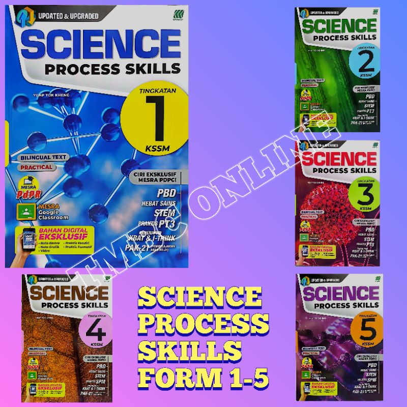 SCIENCE PROCESS SKILLS 2022 FORM 1,2,3,4,5 - SASBADI | Shopee Malaysia