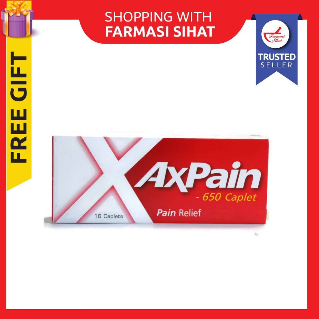 AxPain 650 Caplet Pain Relief (16 Caplets) | Shopee Malaysia
