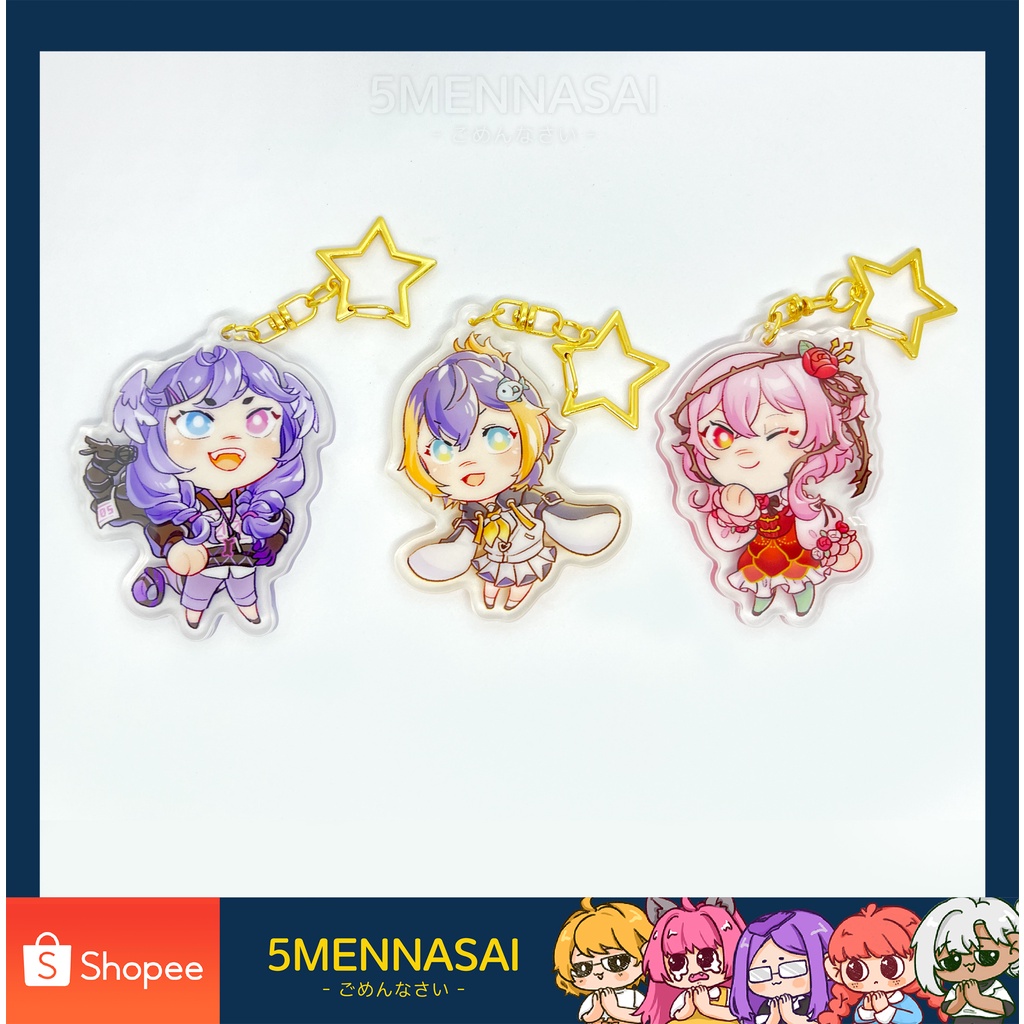 Vtuber OBSYDIA Acrylic Keychains [Nijisanji EN] | Shopee Malaysia